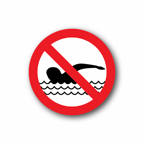 NO Safety Sign Wall Decal - Vinyl Sticker - Car Sticker - Die Cut ...