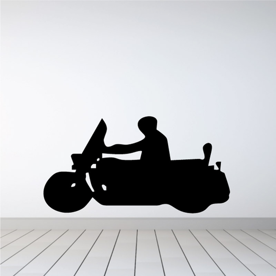 Motorcycle Wall Decal - Vinyl Decal - Car Decal - CD106
