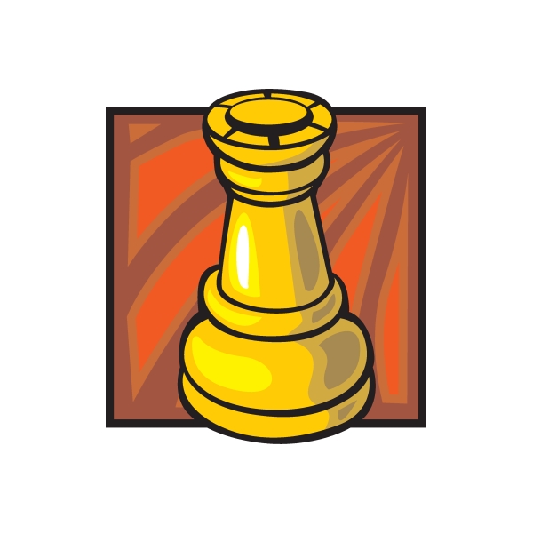Castle Rook Chess Piece Sticker