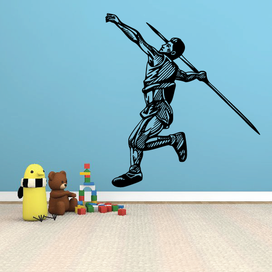 Track And Field Wall Decal - Vinyl Decal - Car Decal - CDS043