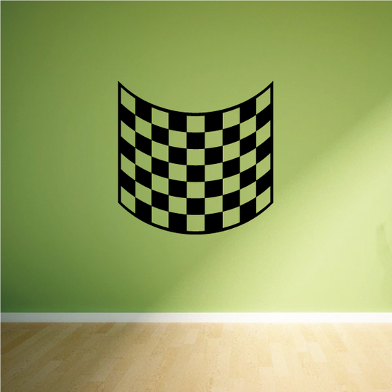 Checkered Pattern Wall Decal - Vinyl Decal - Car Decal - CF8003