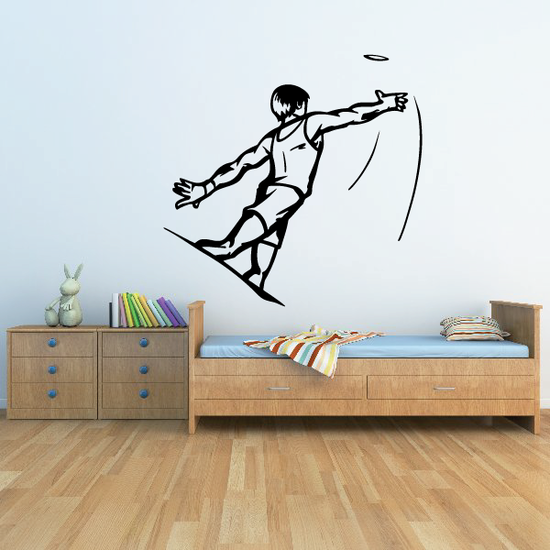 Track And Field Wall Decal - Vinyl Decal - Car Decal - CDS049
