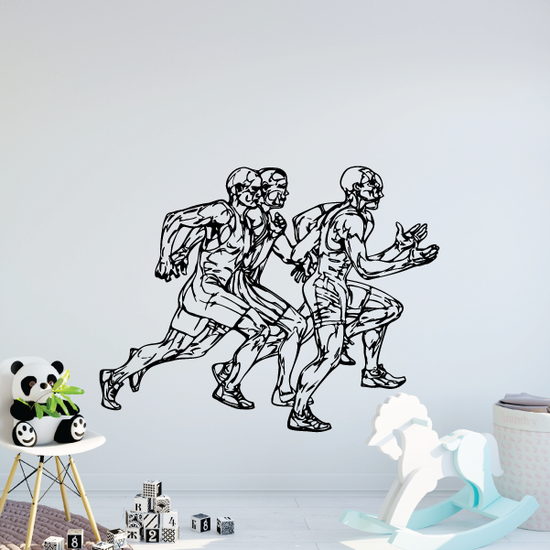 Track And Field Wall Decal - Vinyl Decal - Car Decal - CDS081