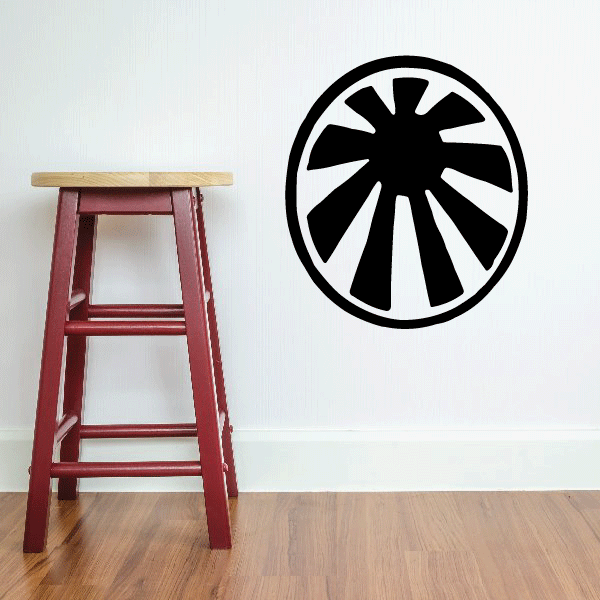 Sun Wall Decal - Vinyl Decal - Car Decal - CF036