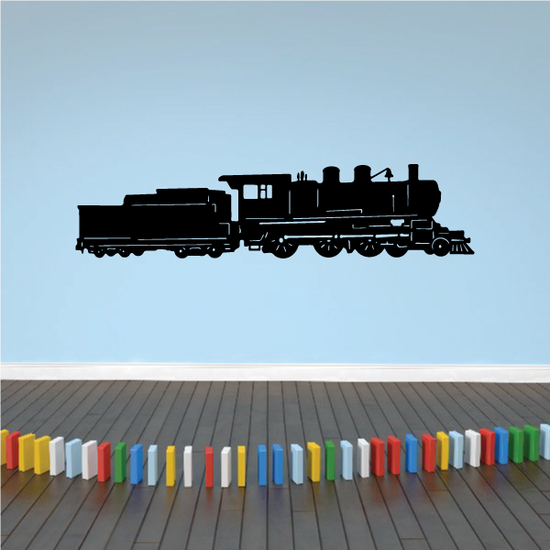 Modern Steam Train with Coal Car Decal