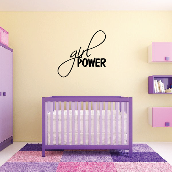 Girl power Wall Decal