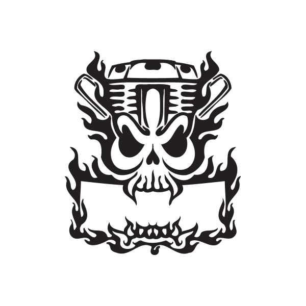 Chopper Wall Decal - Vinyl Decal - Car Decal - DC 115