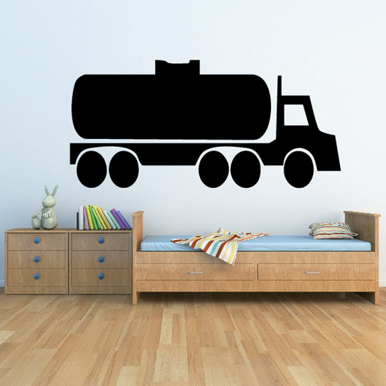 Tanker Truck Wall Decal - Vinyl Decal - Car Decal - DC059