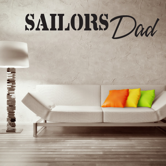 Sailors Dad Decal