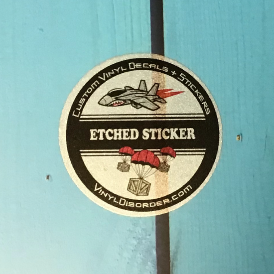 Etched Sticker Vinyl