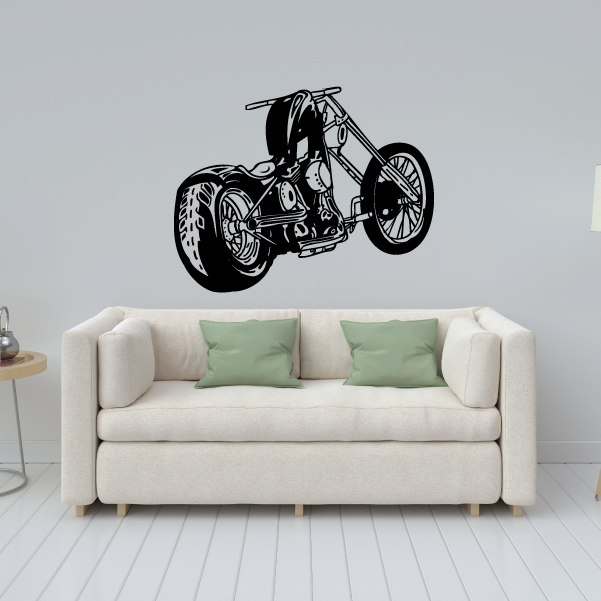 Chopper Wall Decal - Vinyl Decal - Car Decal - SM105