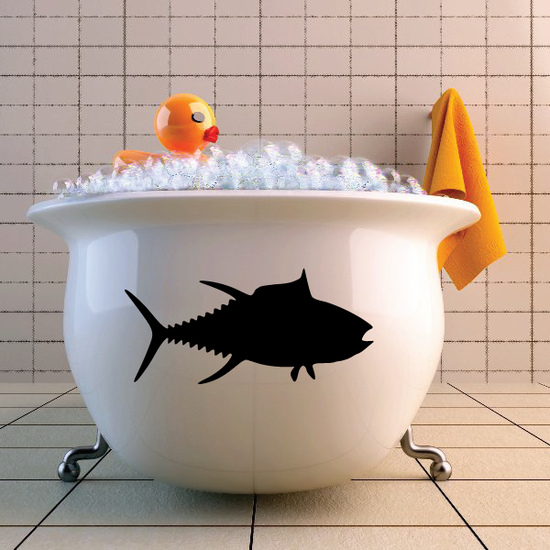 Tuna Fish Wall Decal - Vinyl Decal - Car Decal - 002
