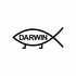 Darwin Fish with Legs Decal