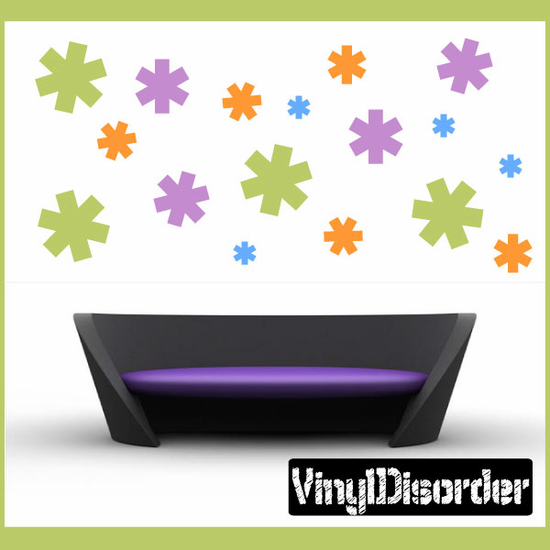 72 Medi Star Wall Decal Kit - Vinyl Decal - Car Decal - Many Sizes ...