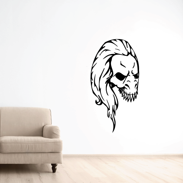 Skull Wall Decal - Vinyl Decal - Car Decal - SM072