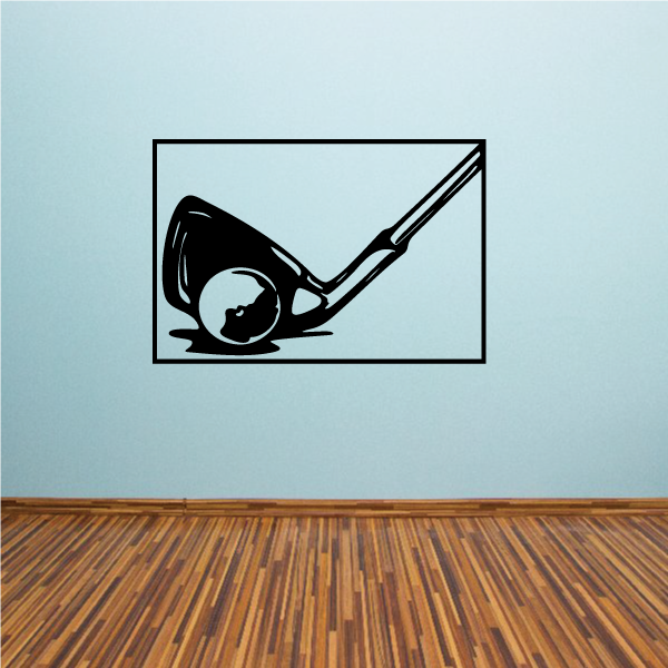 Golf Wall Decal - Vinyl Decal - Car Decal - CDS055