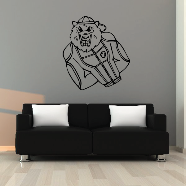 Sports Mascot Wall Decal - Vinyl Decal - Car Decal - CDS010