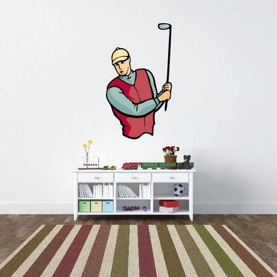 Golf Wall Decal - Vinyl Sticker - Car Sticker - Die Cut Sticker ...