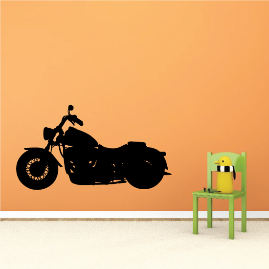 Motorcycle Wall Decal - Vinyl Decal - Car Decal - Large 003