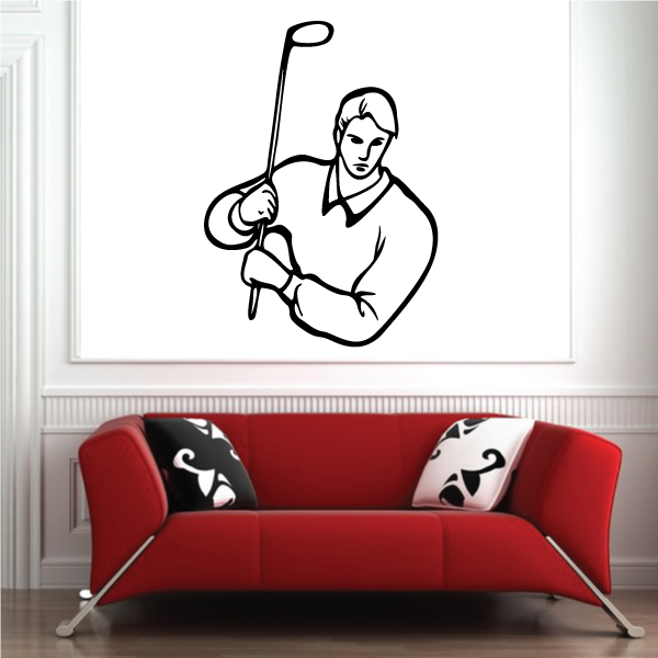 Golf Wall Decal - Vinyl Decal - Car Decal - CDS045