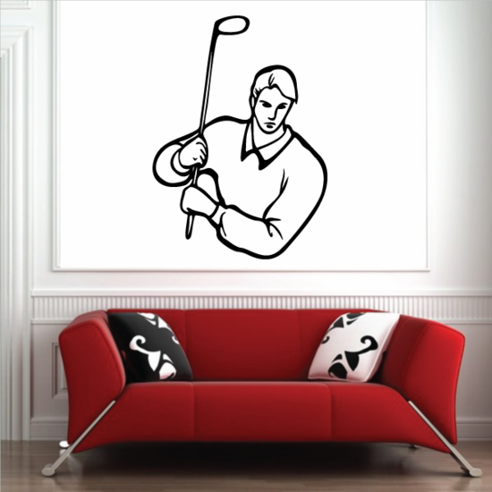 Golf Wall Decal - Vinyl Decal - Car Decal - CDS045