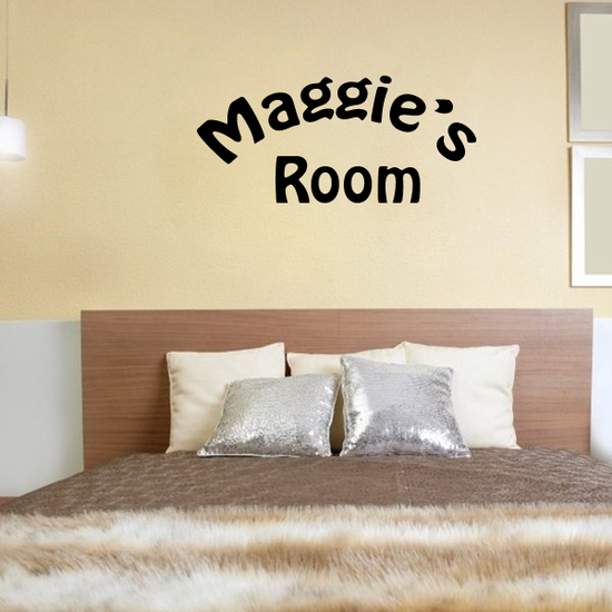 Custom Wall Room Names Decal