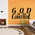 God is in Control Decal