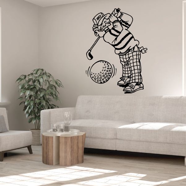 Golf Wall Decal - Vinyl Decal - Car Decal - Bl033