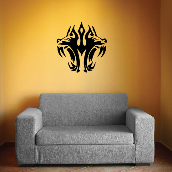 Tribal Fangs Decal