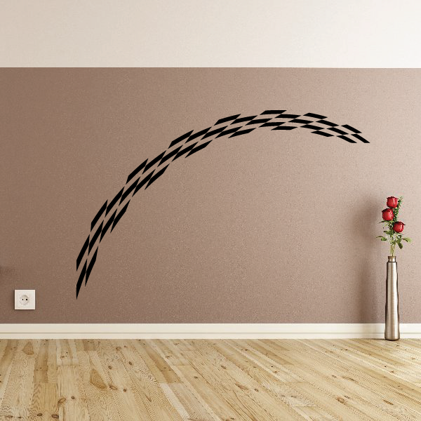 Checkered Flags Wall Decal - Vinyl Decal - Car Decal - SM031