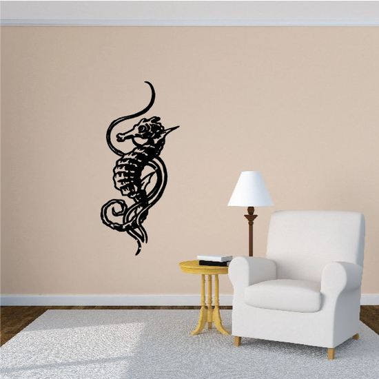 Sea Horse in Sea Grass Decal