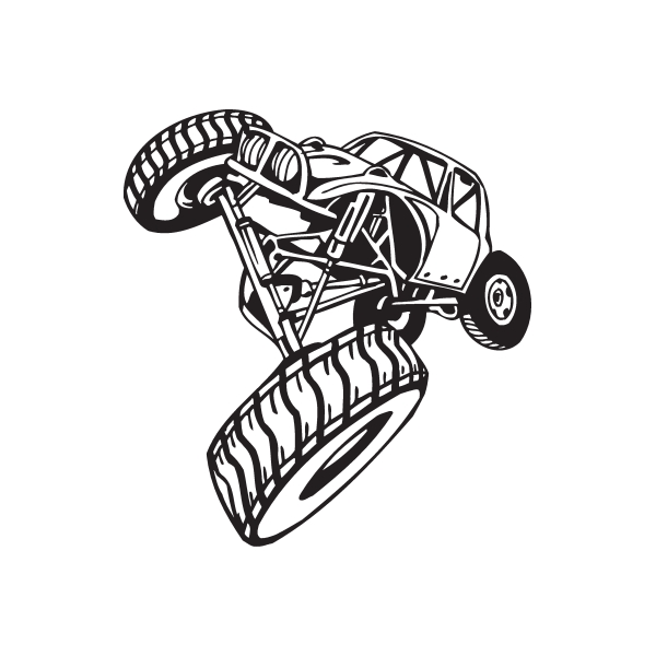 Dune Buggy Wall Decal - Vinyl Decal - Car Decal - DC 001