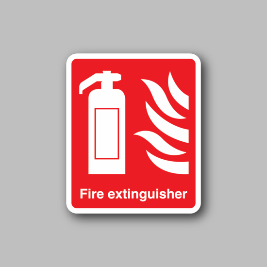 Fire Extinguisher Sticker