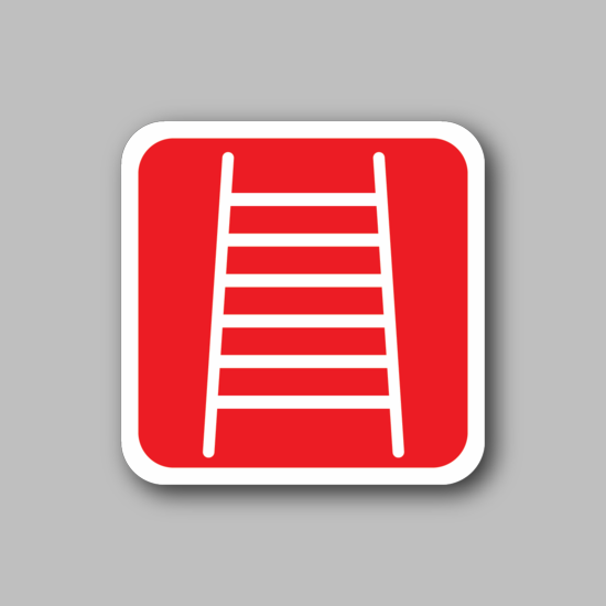 Fire Ladder Sticker