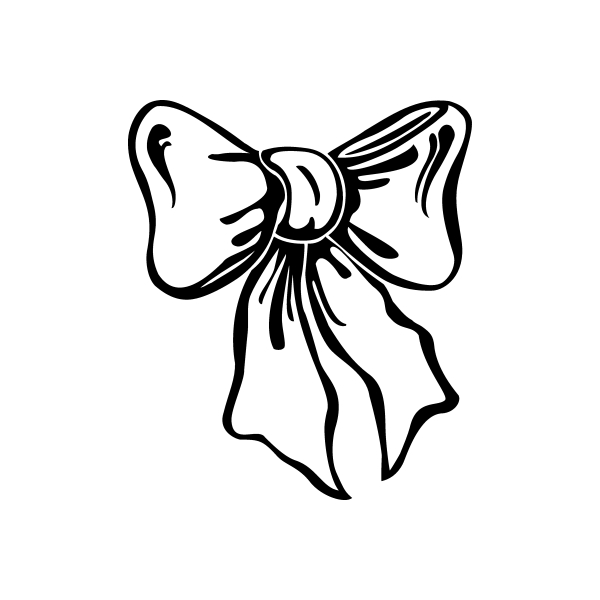 Ribbon Ribbons Seasonal Holiday Car Window Vinyl Decal Sticker Stickers 01