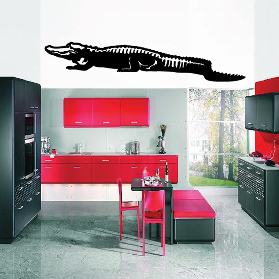 Resting Alligator Decal