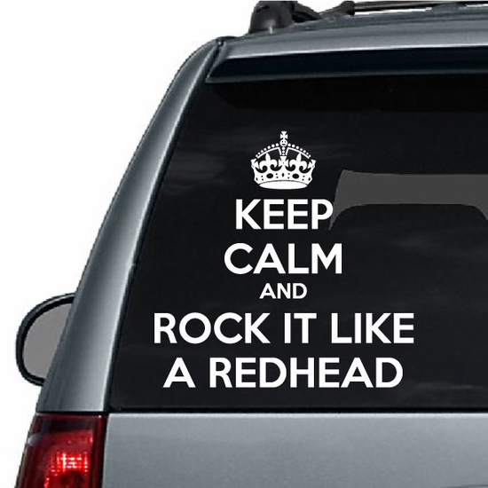 Keep Calm and Rock It Like Decal