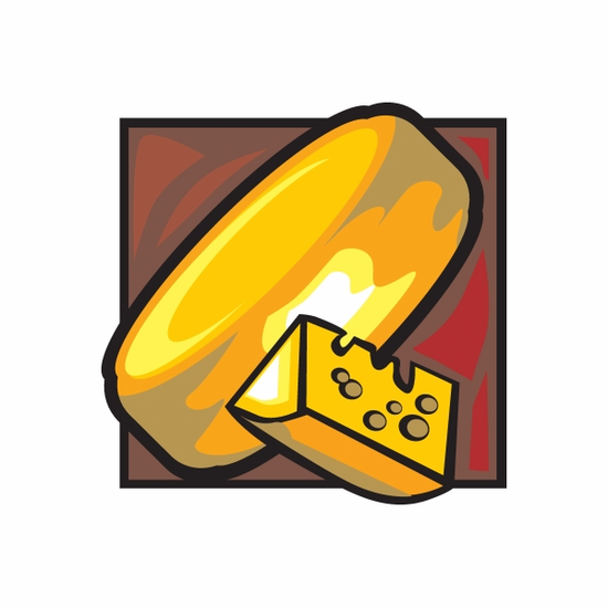 Cheese Wheel Sticker