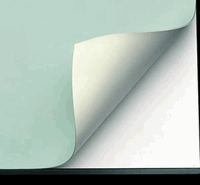 Green Cream Vyco Vinyl Sheets Cover Drafting Tables & Boards