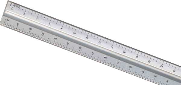 Architects Scale Rulers L2R 6" & 12" Double Numbered Custom imprint ...