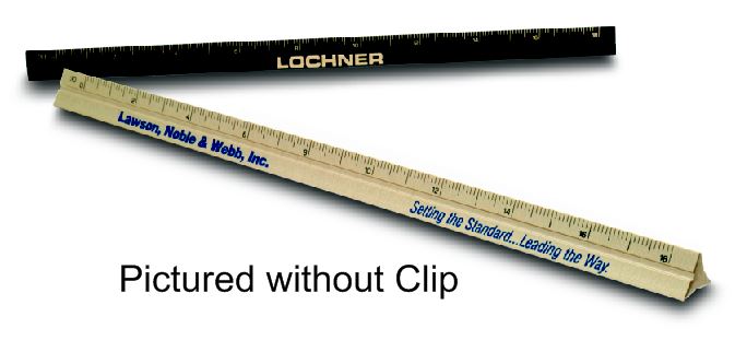 Engineering Scale 6" Mini Ruler & Clip - Custom imprint company logo on ...