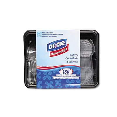 DXECH0180DX7 Cutlery Keeper, Tray w/Heavyweight Crystal