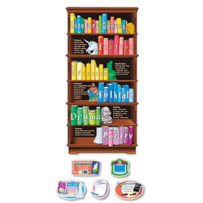 CDP3473 Literary Genres Bulletin Board Set