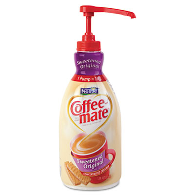 NES13799 Liquid Coffee Creamer, Pump Dispenser, Sweeten