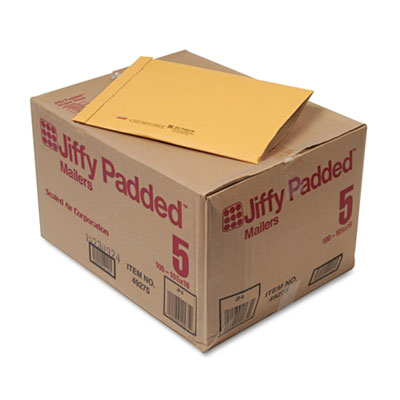 SEL49275 Jiffy Padded Mailer, Side Seam, #5, 10 1/2x16,