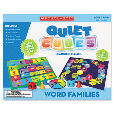 SHS0545119332 Word Family Quiet Cubes, K-3, Activity Gu
