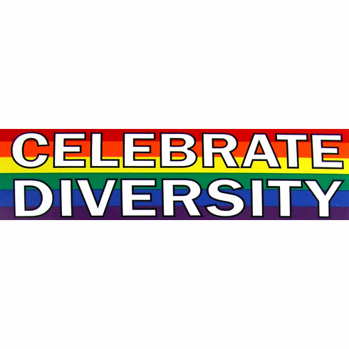 Bumper Sticker - Celebrate Diversity