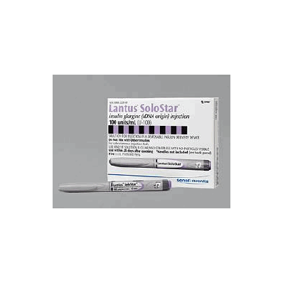 Lantus Solostar Insulin Insulin Glargine (rdna Origin) 100 U / mL ...
