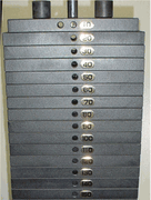 Cast Steel Weight Stack Systems - Black