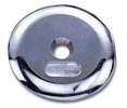 Dumbbell End Cap Plates|Pro Style - Chrome